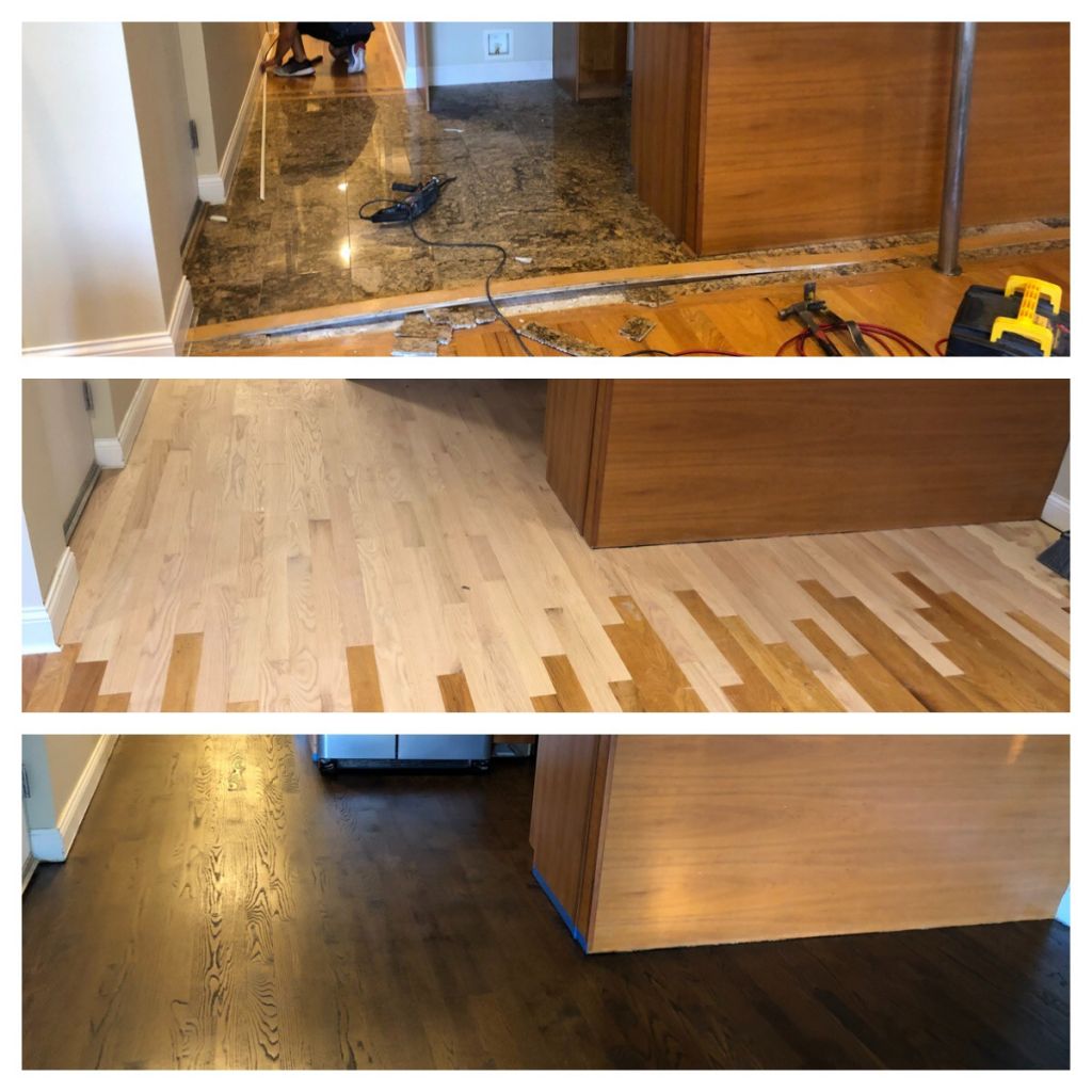 Floor repairs pictures - Chicago, FLOORecki LLC, Flooring Installation ...